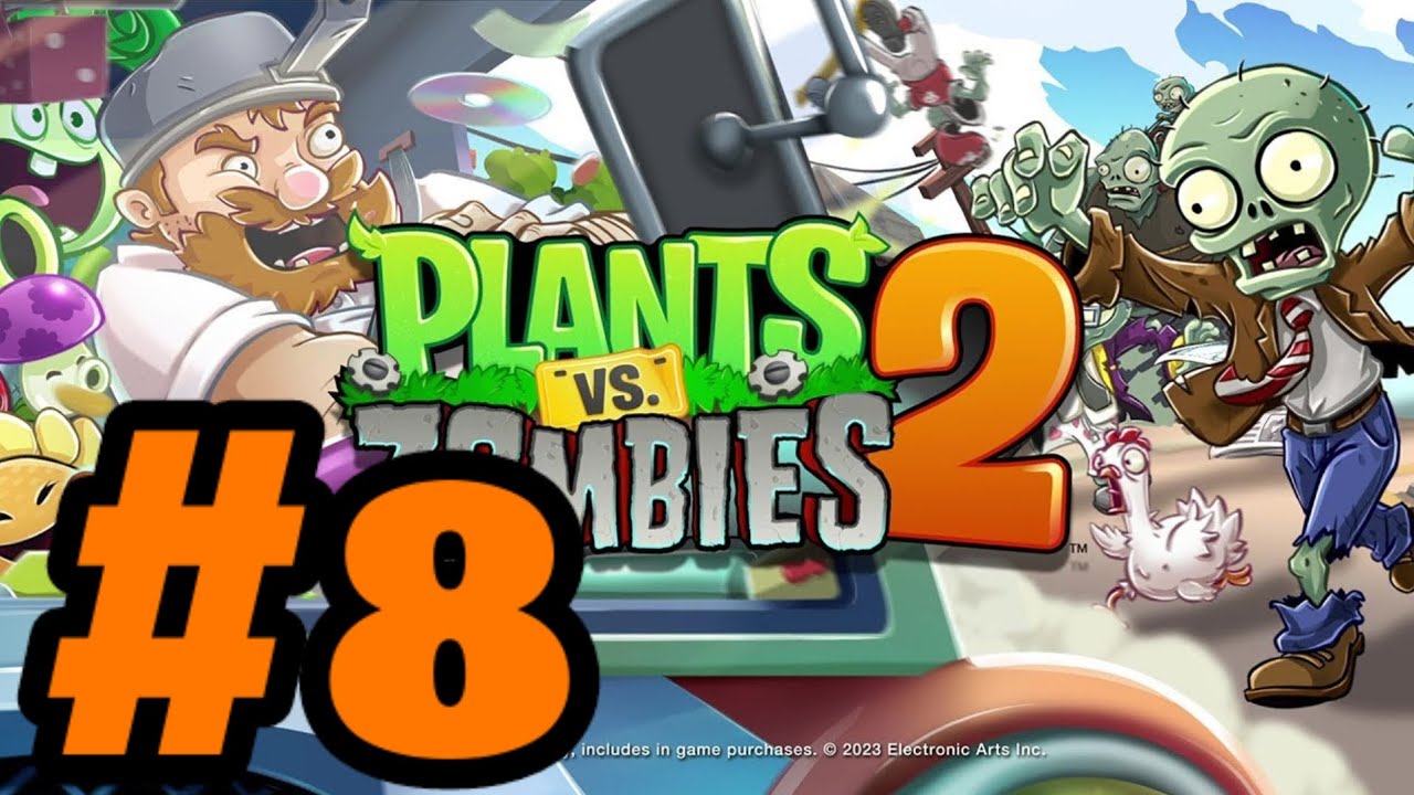 Plants vs zombies 2 part 8 | đánh boss voi Mammoth - YouTube