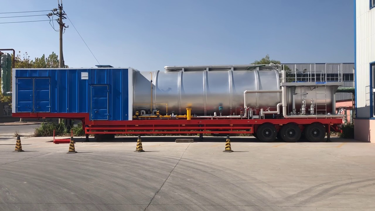 Steam flooding boiler for heavy oil - YouTube