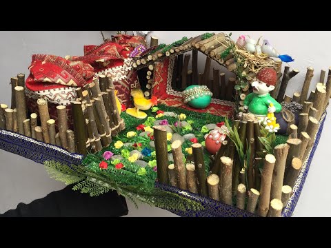 Novruz xonçasının hazırlanması Novruz sebeti Əl işləri