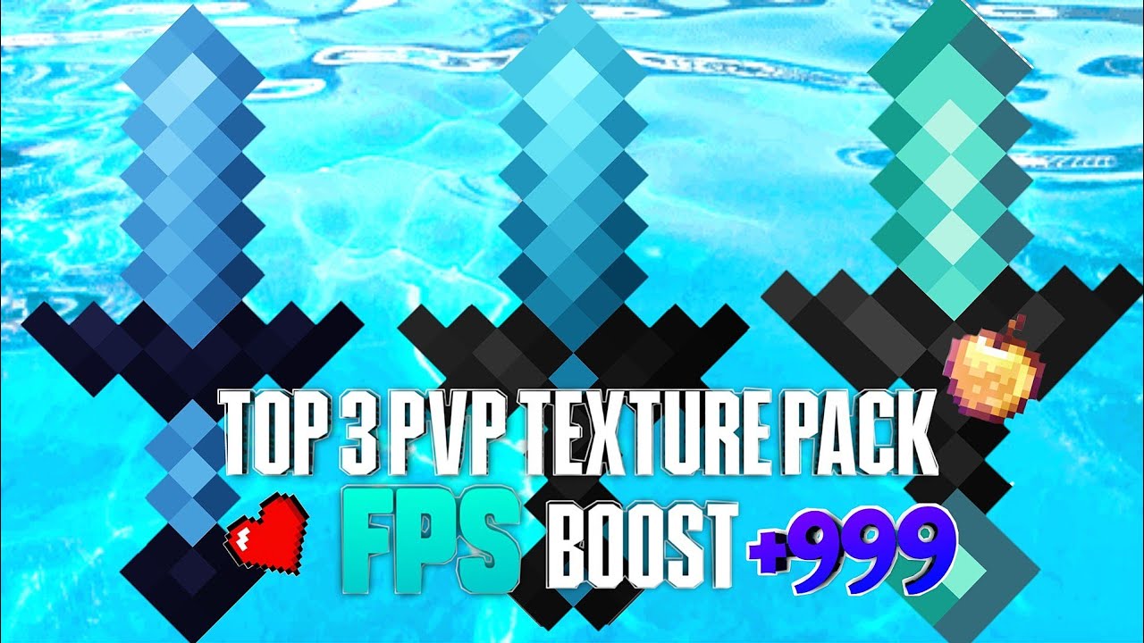 Minecraft Top 3 Best PVP texture pack FPS Boost - YouTube