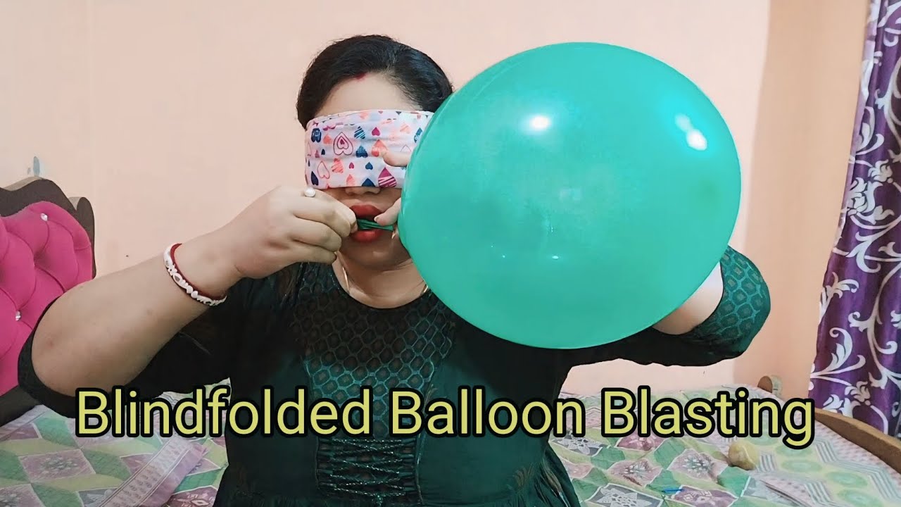 Blindfolded Balloon Blasting Video @Somaofficial72 - YouTube