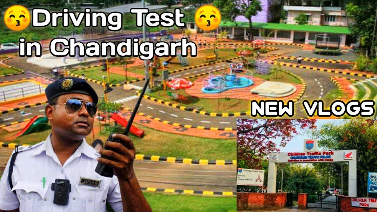 License Ban Gya 😁| Driving Test in Chandigarh | Children Traffic Park ...