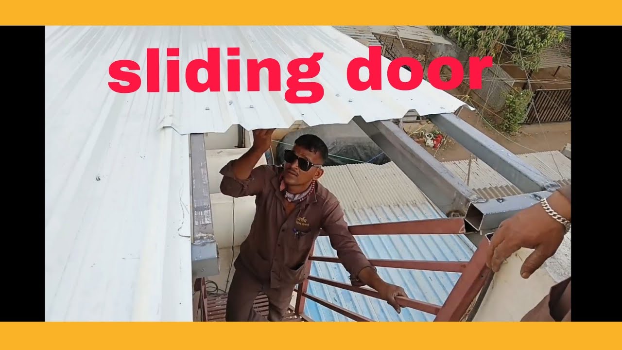 sliding door#Roofing shed..full detail video # - YouTube