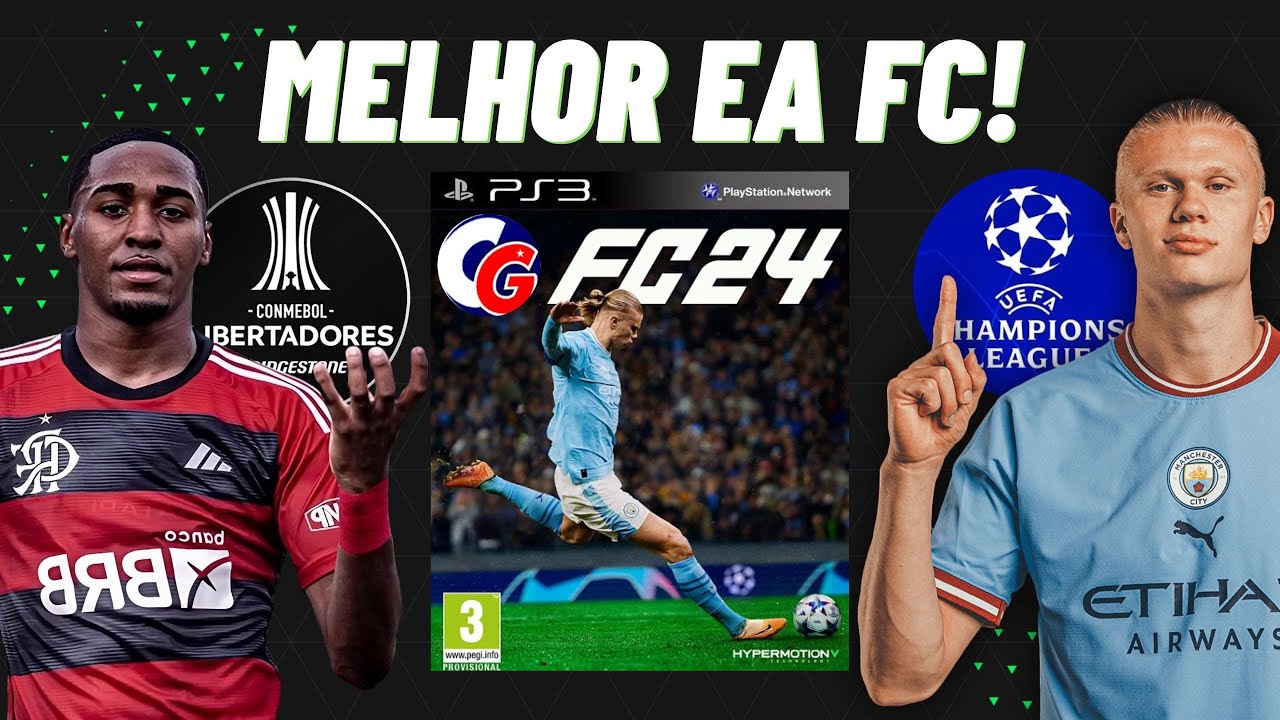 MELHOR EA FC 24 ESTÁ CHEGANDO para PS3! de GRAÇA! Champions, Menu, Data ...