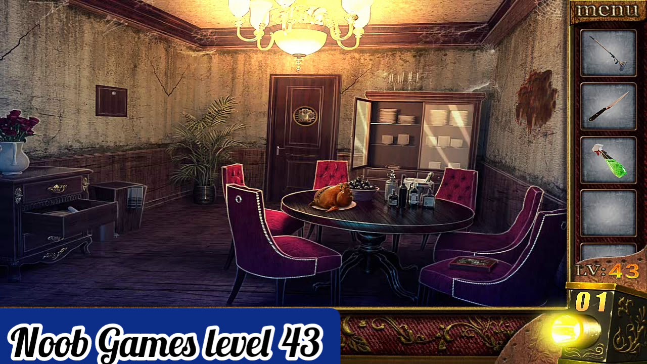 Escape game 50 room 4 - level 43 - YouTube