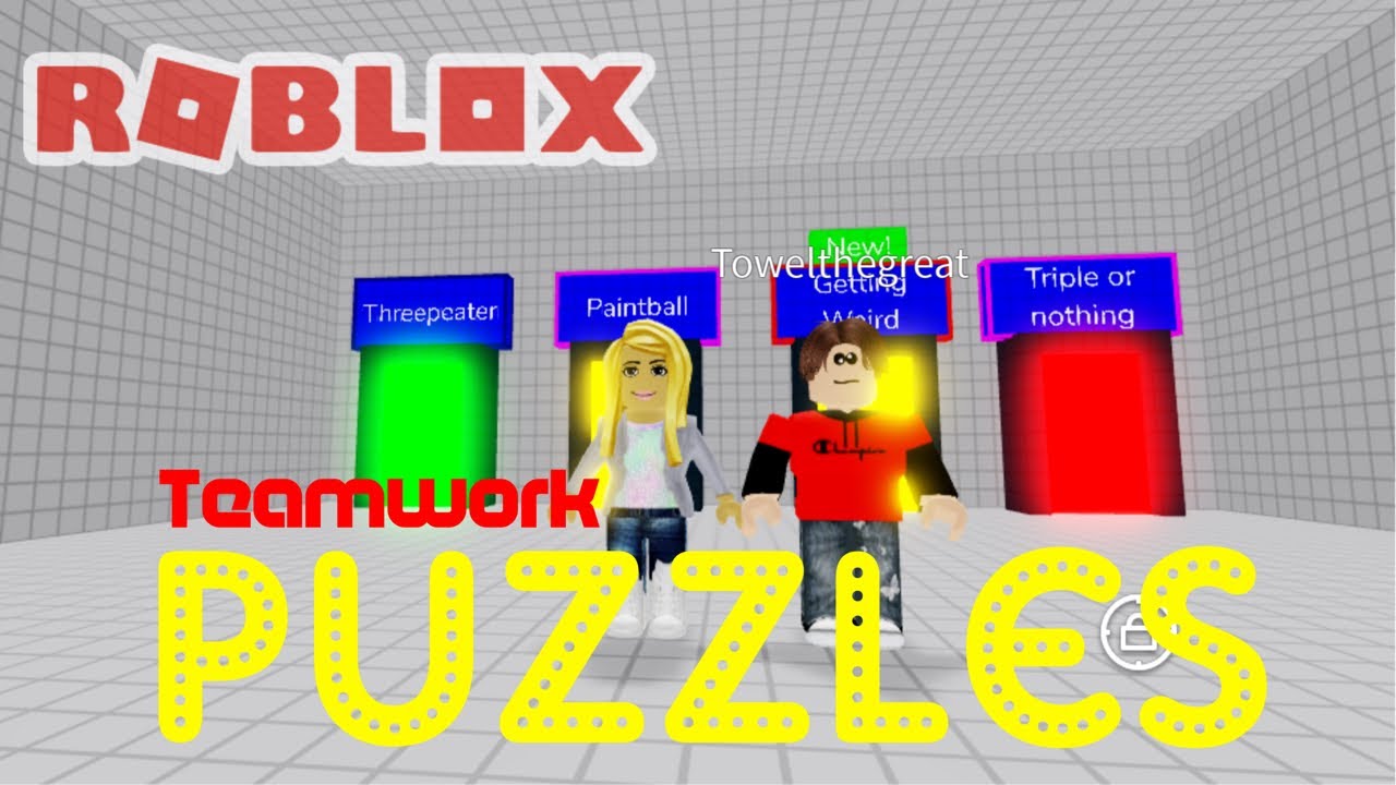 ROBLOX TEAMWORK PUZZLES! - YouTube