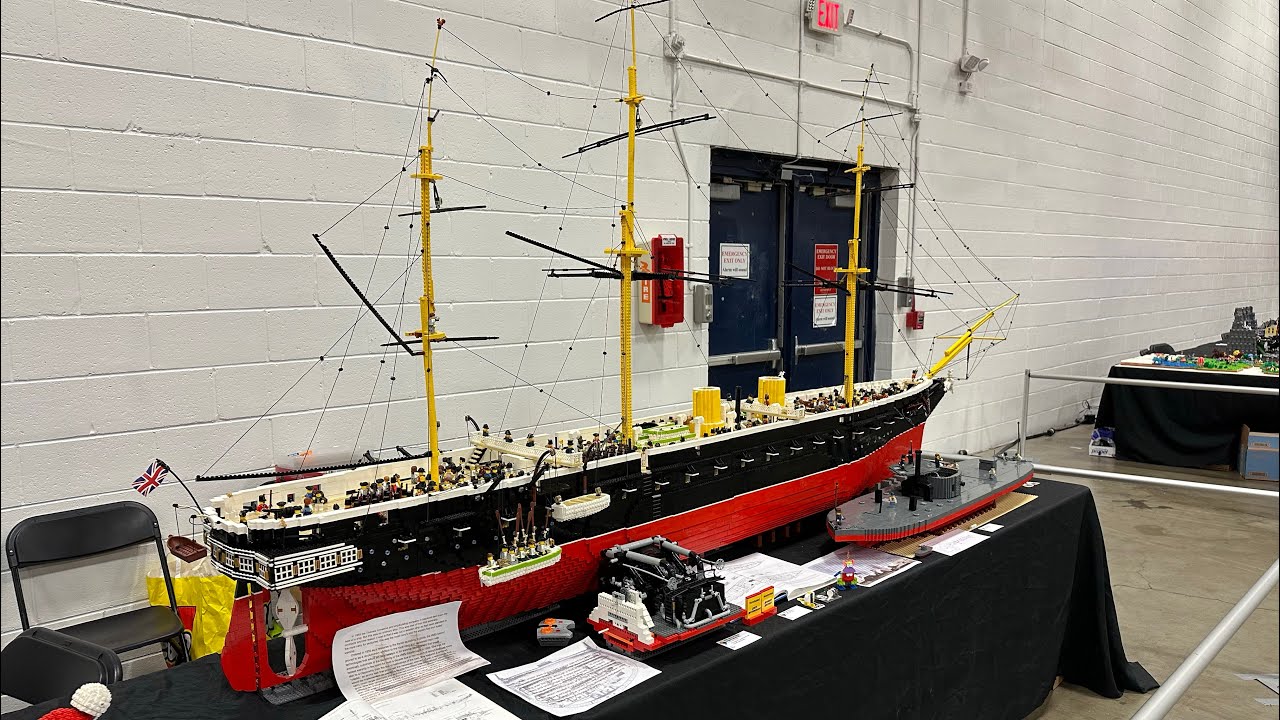 LEGO HMS Warrior - BrickFair VA 2023 - YouTube