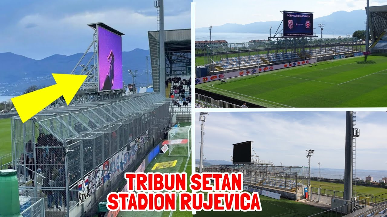 TRIBUN SETAN! Melihat Keunikan Tribun Suporter di Stadion Rujevica ...