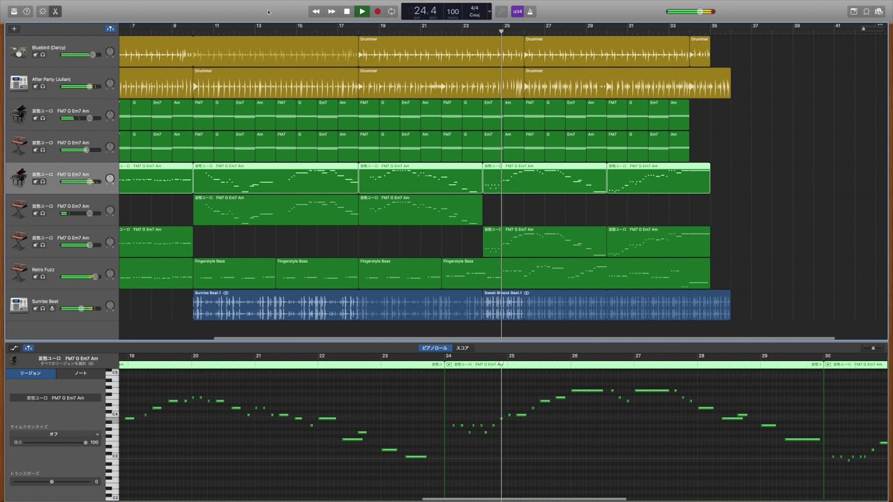 【GarageBand】 Original 37 ” Techno-Pathos ” / dj.morogami - YouTube