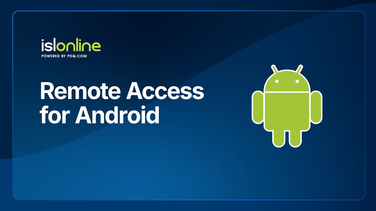 Unattended remote access for Android | ISL Online - YouTube