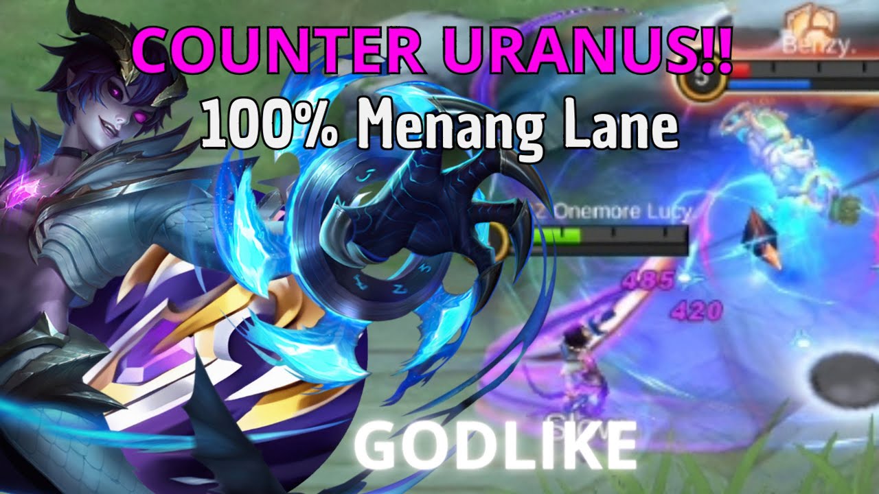 COUNTER HERO URANUS DIJAMIN MENANG LANE DI EXP!! || Best Build Dyroth ...