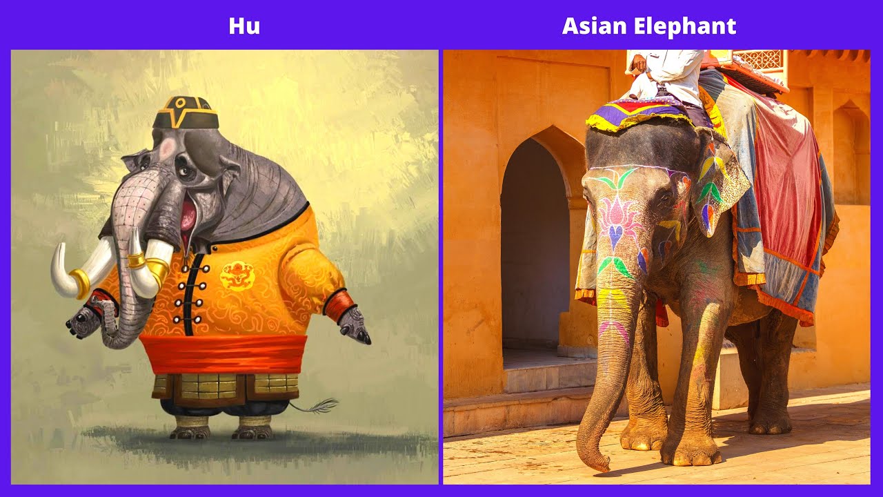 Kung Fu Panda Legends of Awesomeness characters in real life 💥Part Two💥 ...