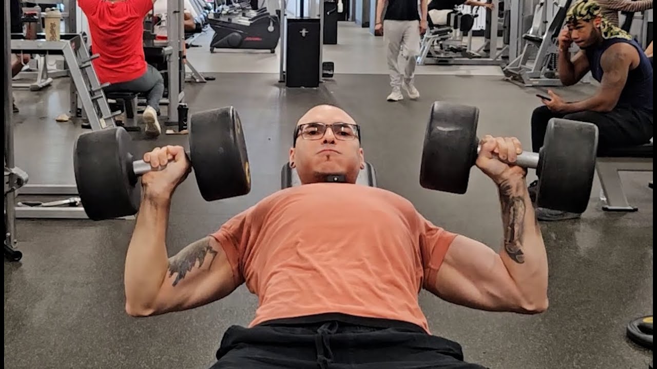 Matts Chest And Triceps Routine - Day 116 - YouTube