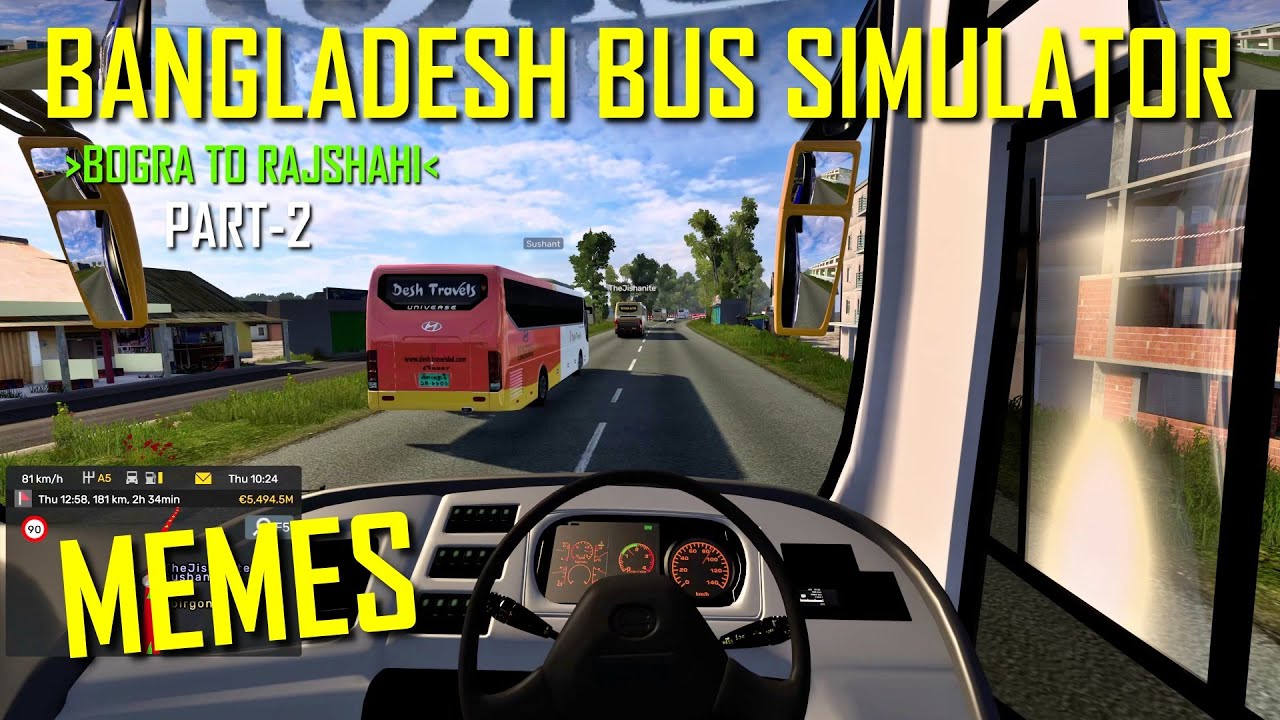 Bangladesh Bus Simulator Memes (Part-3-2) | ETS 2 ProBD Mod - YouTube
