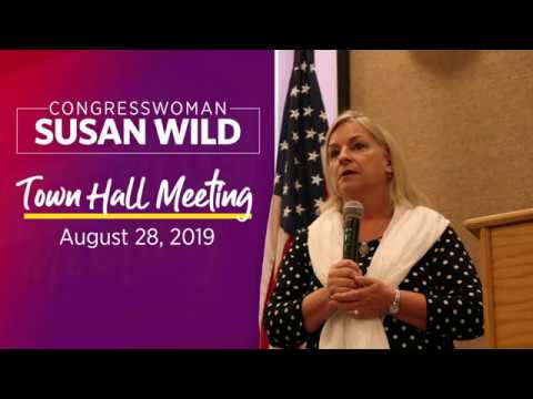 Congresswoman Susan Wild's August Town Hall Meeting - YouTube