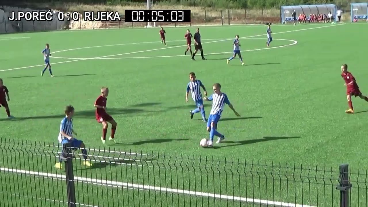 1.MŽL mlađi pioniri - NK JADRAN POREĆ 2 : 0 HNK RIJEKA - YouTube