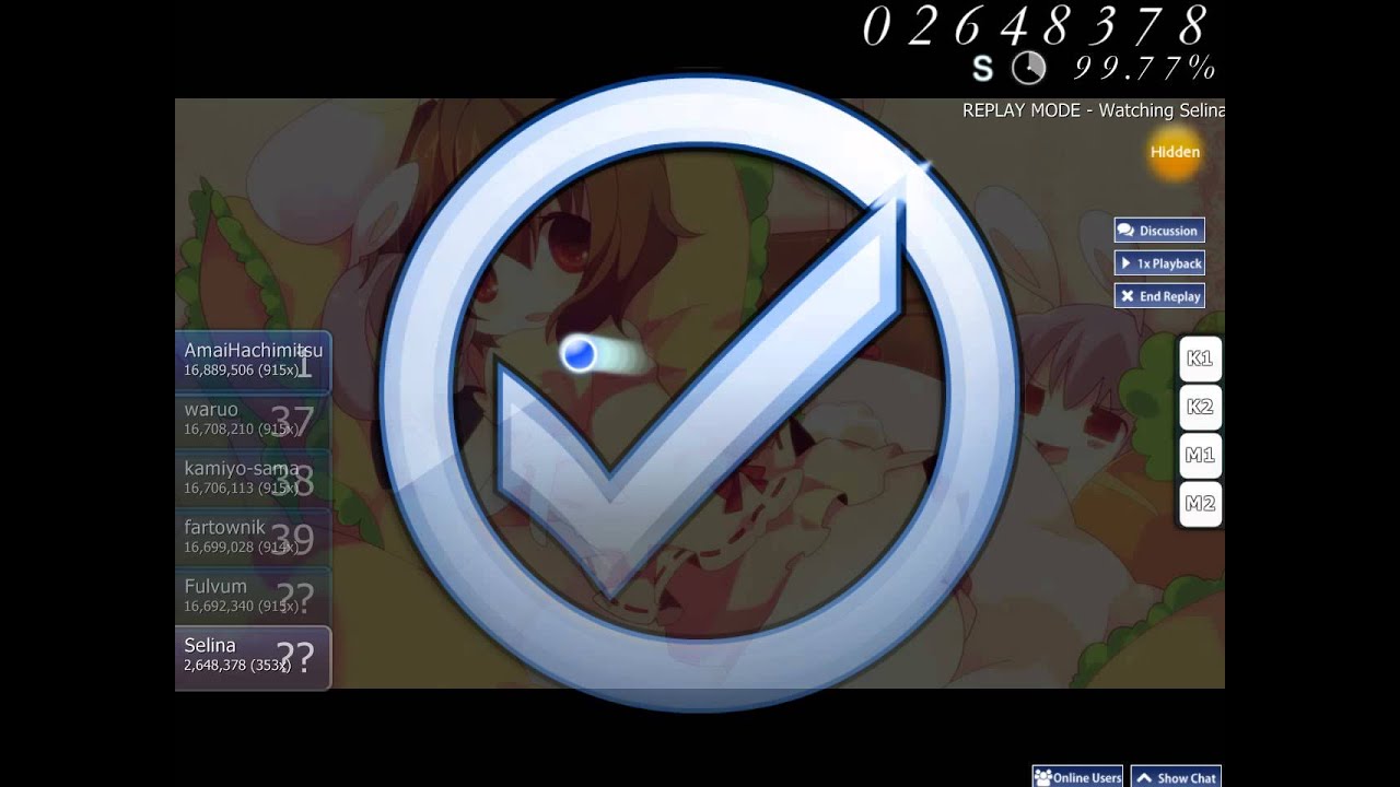 osu! Tsubaki - Kyun Kyun Tamaran Inaba tan! part1 - YouTube