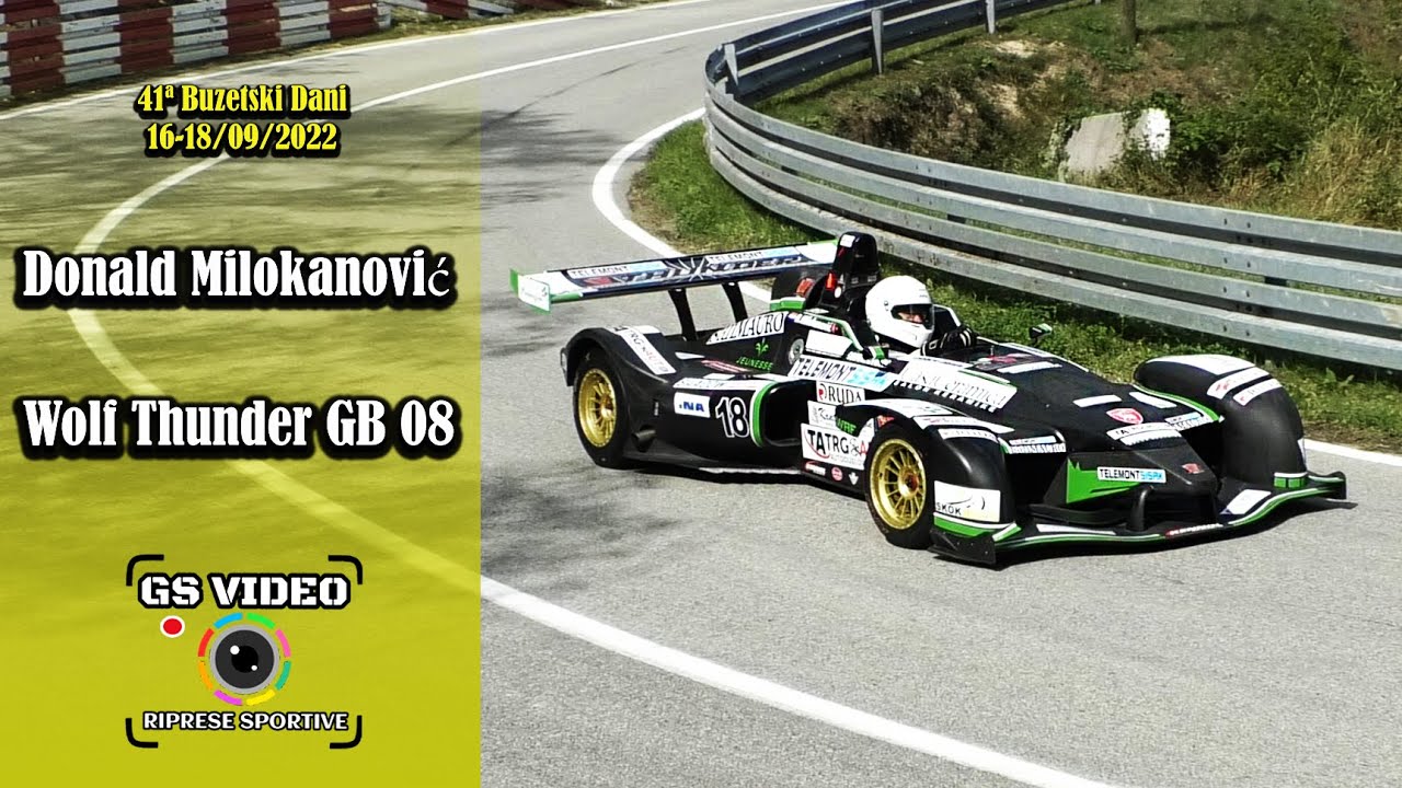 41ª Buzetski Dani | Donald Milokanović | Wolf Racing Car Thunder GB 08 ...