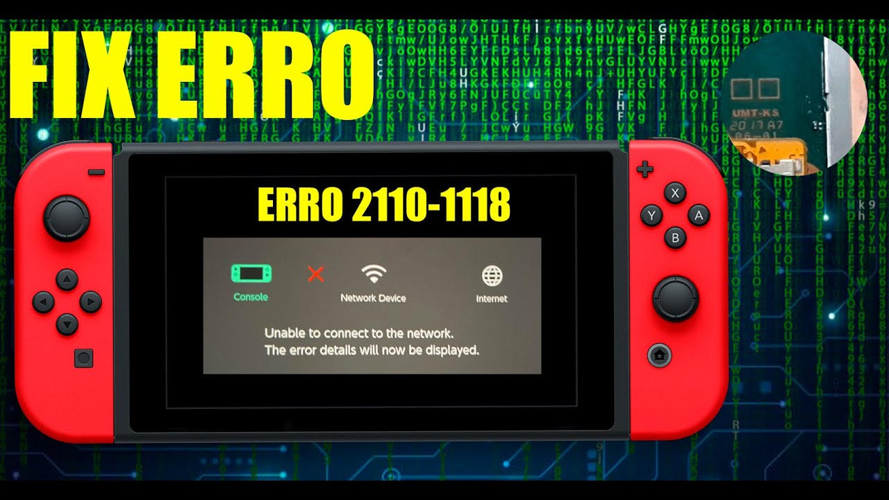 NINTENDO SWITCH ERRO NA REDE N O CONECTA WIFI 2110 1118 RESOLVIDO