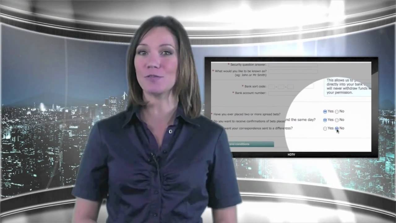 How to open a SpreadEx account - YouTube