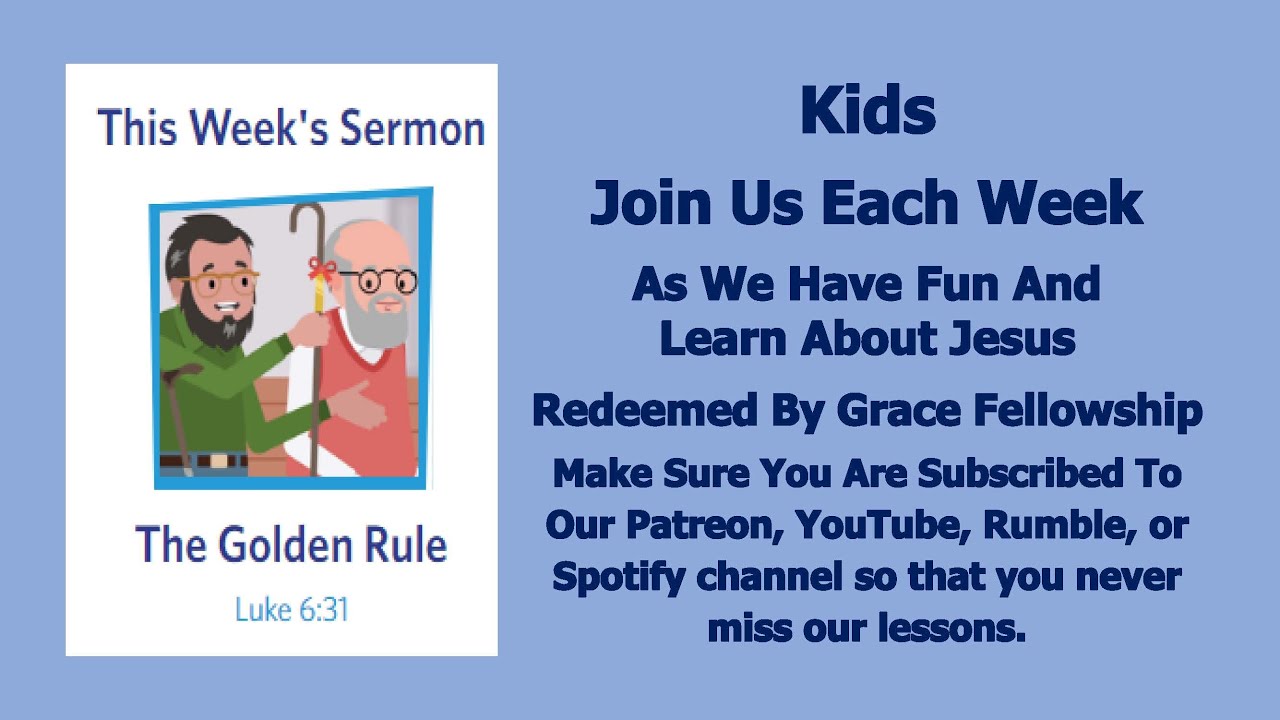 Sermons 4 Kids - The Golden Rule - Luke 6:27-38 - YouTube