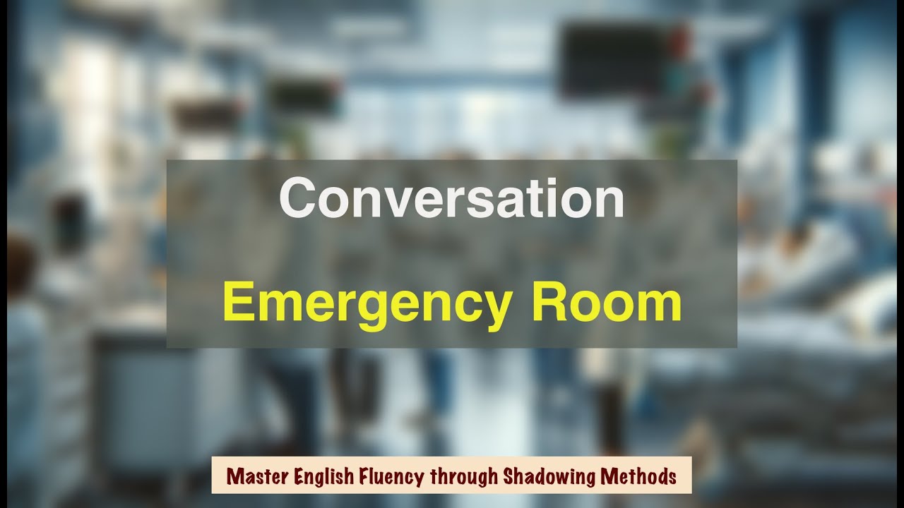 Emergency Room Check-in | English Conversation Shadowing Practice - YouTube