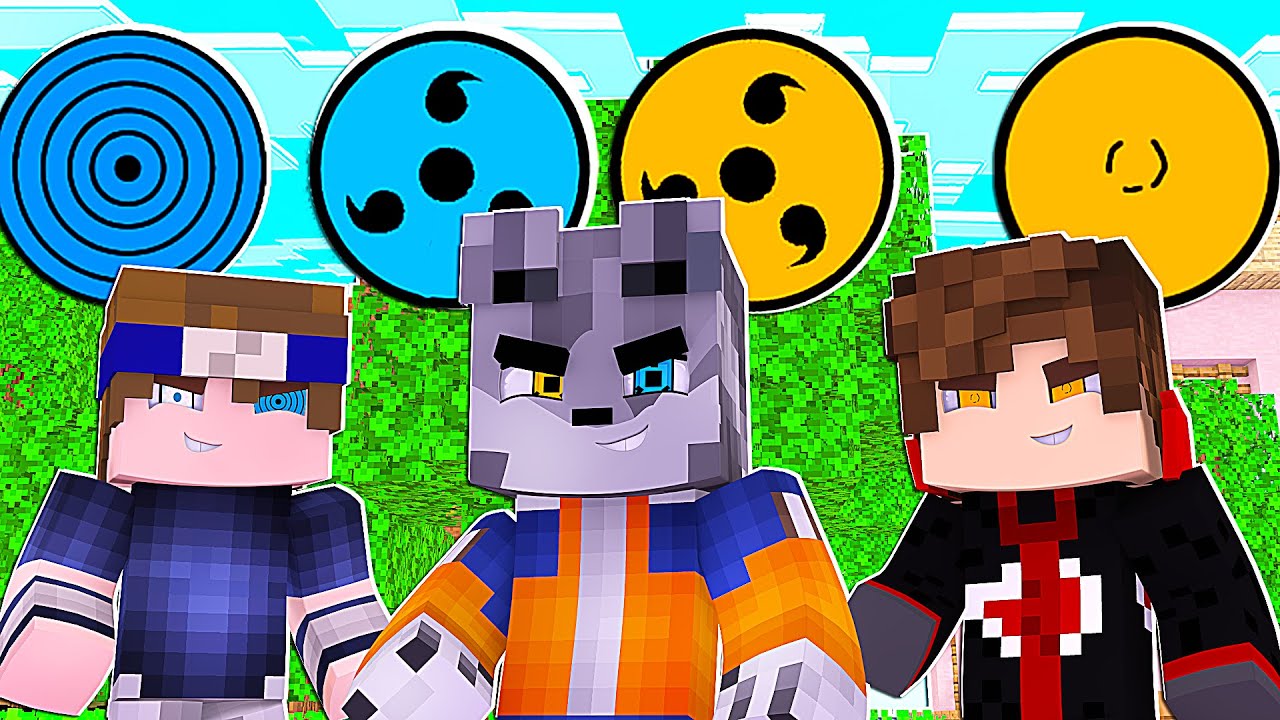 Minecraft : NARUTO R - NOVA SÉRIE? CRIAMOS ESSES SHARINGANS MODIFICADOS ...