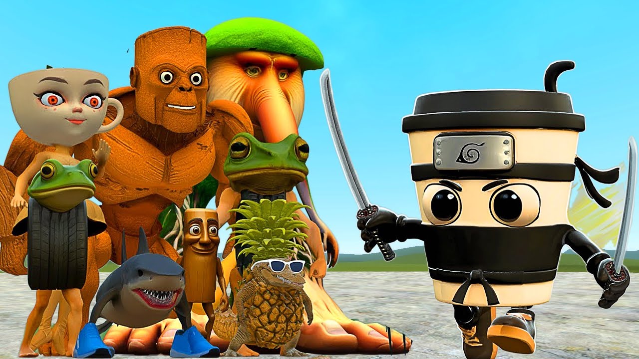 ALL NEW LTALIAN BRAINROT MEMES & REAL NINJA ASSASSIN In Garry's Mod ...