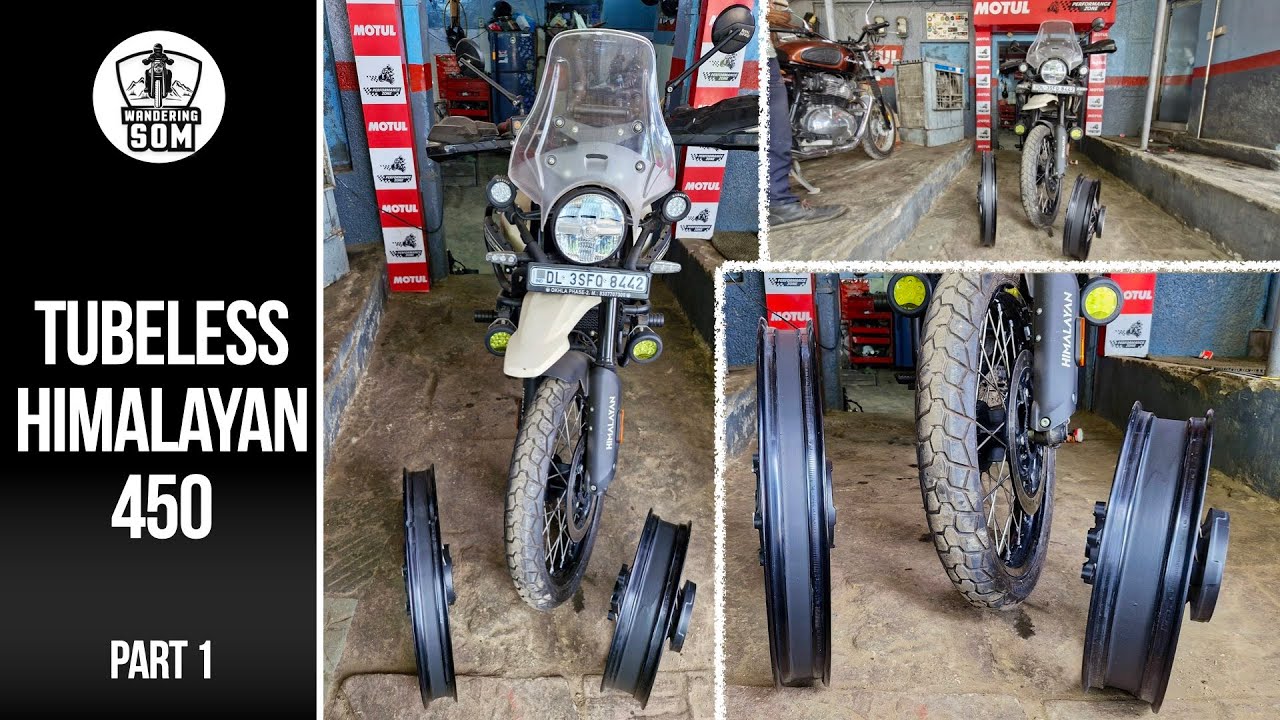 Video #215 | Tubeless Conversion of Himalayan 450 Part 1 | Other ...