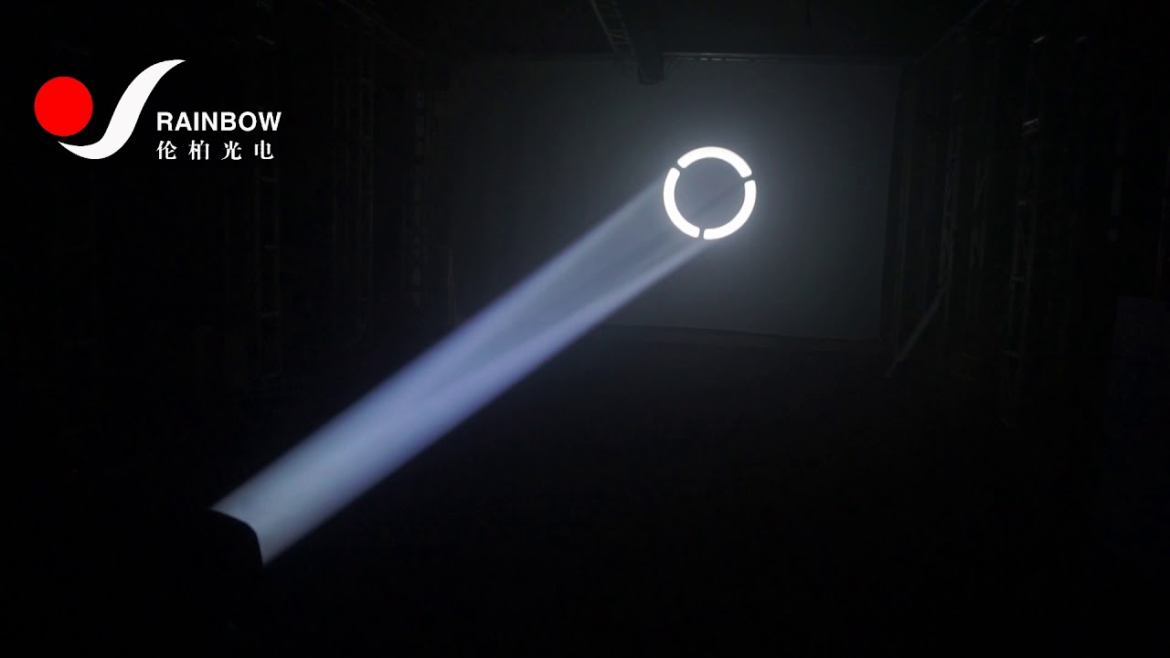 200W LED Moving Spot light from Rainbow Lighting - YouTube
