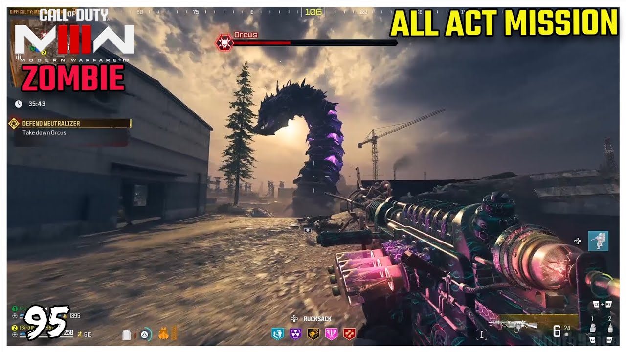 All Zombie Act Missions (MWZ) - Call of Duty Modern Warfare 3 | PS5 # ...