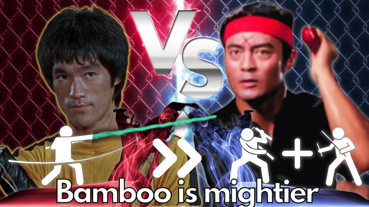 Bruce Lee fights Dan Inosanto with a Bamboo Stick - YouTube