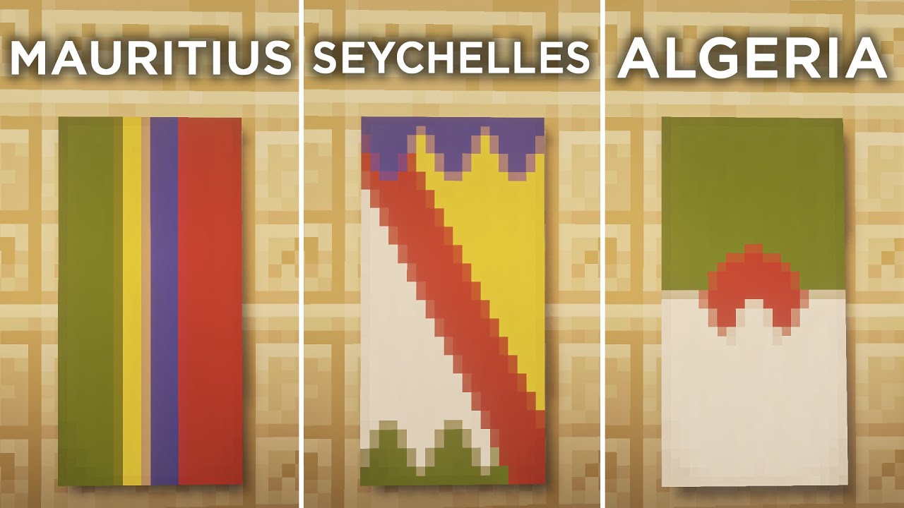 Minecraft: AFRICA Country Flags! (+50 Banners) - YouTube