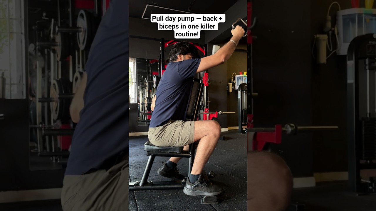 Pull. Squeeze. Pump. Repeat. #fitness #gymmotivation #youtubeshorts ...