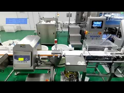 High Precision Dynamic Bottle Checkweigher with Metal Detector Combo - YouTube
