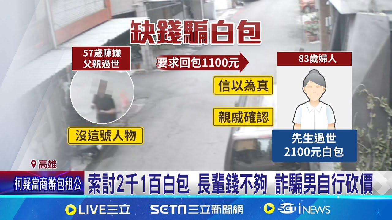 高雄男隨機上門"騙白包" 警一查爸爸已過世10年｜三立新聞網 SETN.com - YouTube