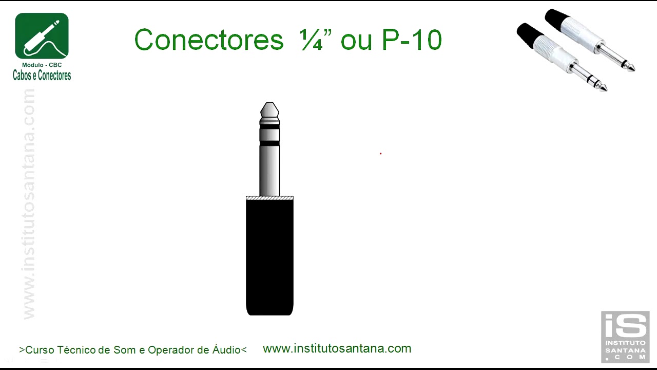 Plugue P10 - TRS - Áudio Profissional - YouTube