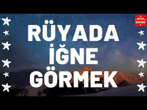 Rüyada İğne Görmek - Rüya Tabiri - [Rüya Deposu]