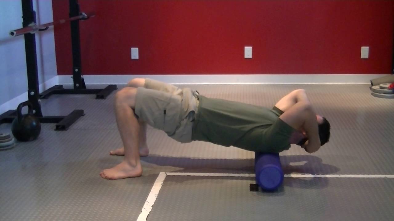 Thoracic Spine Roll Out - YouTube
