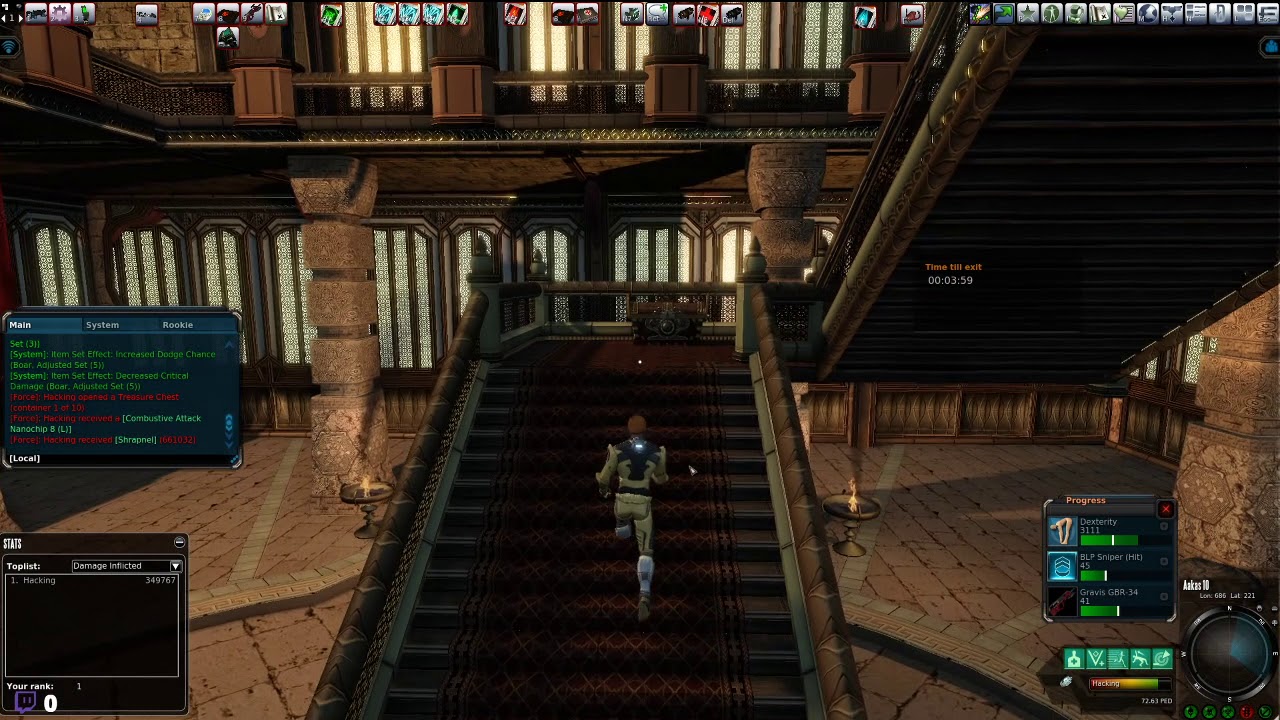 Entropia Universe - Planet Arkadia - Aakas Instance 10 - Treasure Chest ...