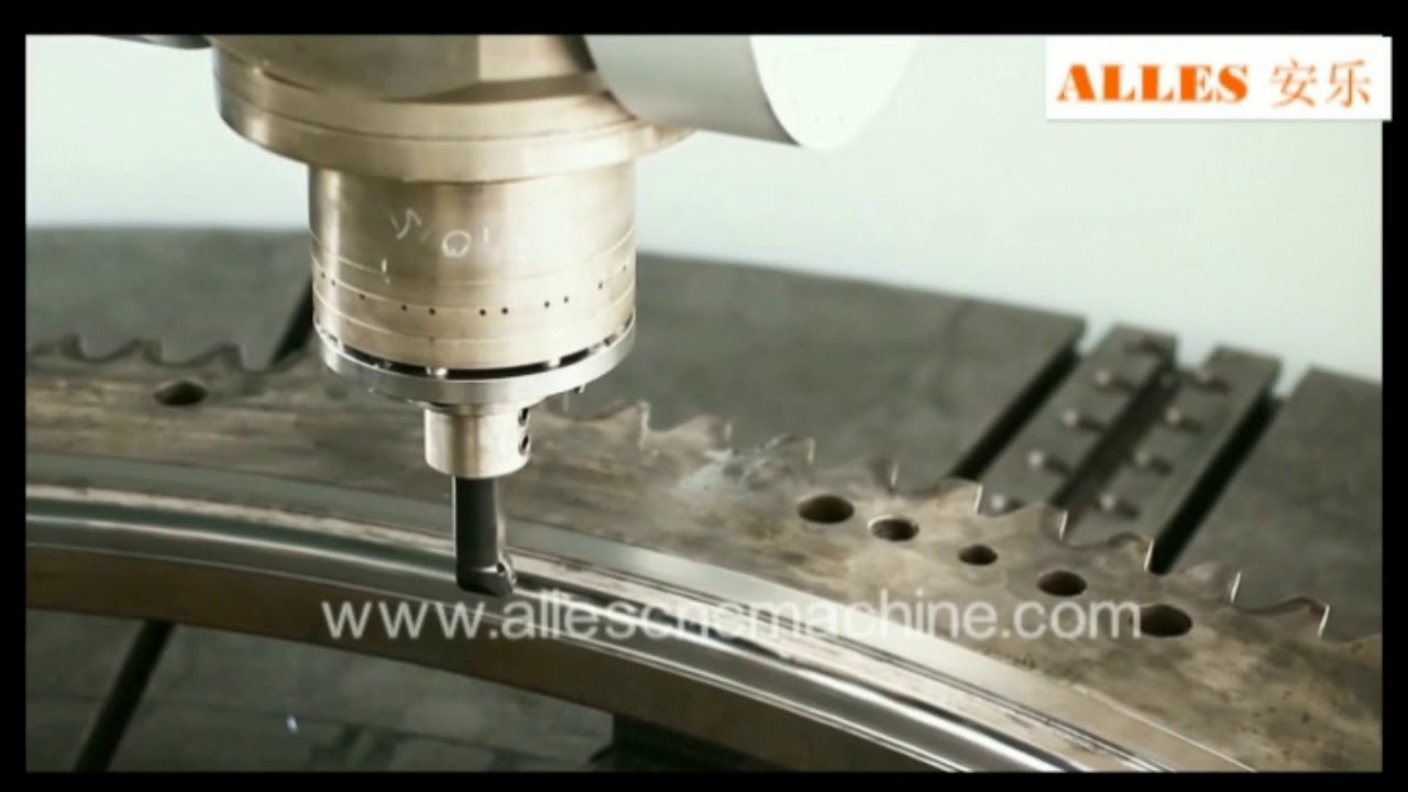CNC Turning Milling And Drilling Machine For Wind Power - YouTube