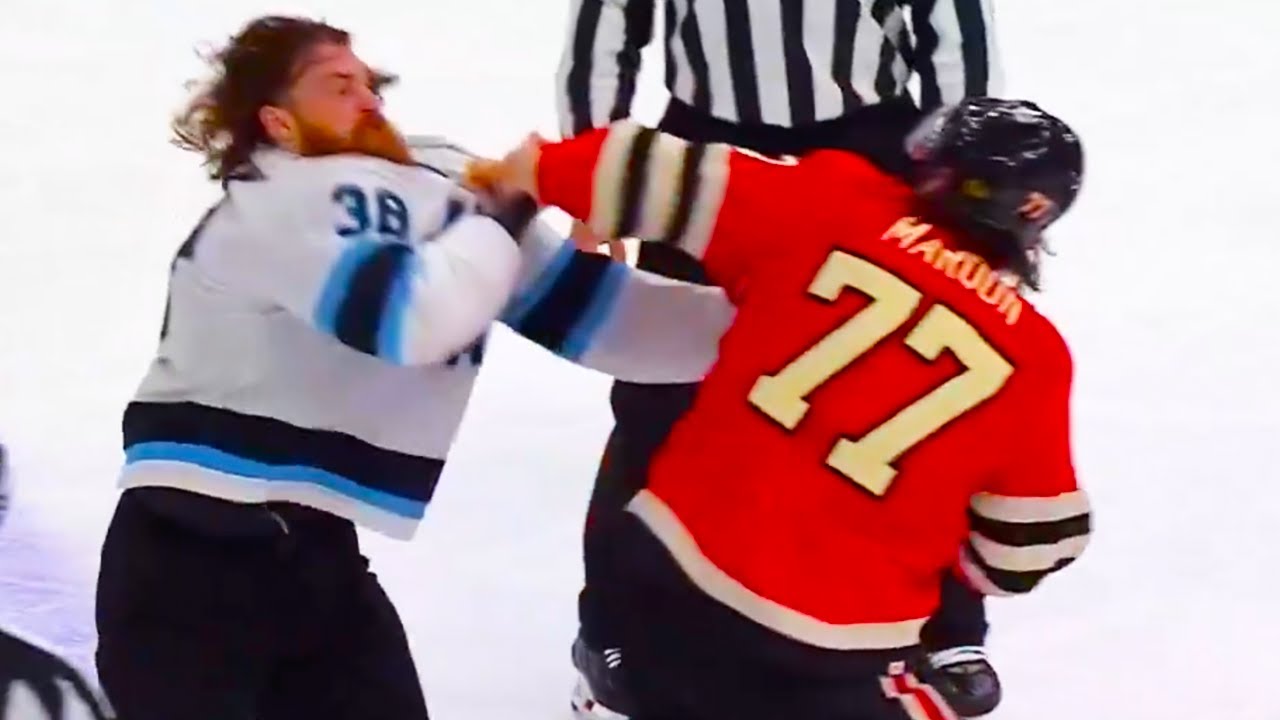 Pat Maroon Liam O'Brien Fight | Utah HC vs Chicago Blackhawks 2025 NHL ...