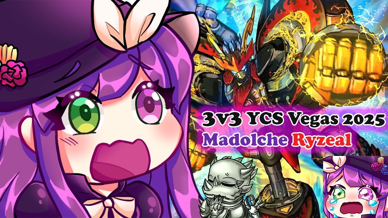 I played Madolche Ryzeal at the 3v3 YCS Vegas 2025 - Julie “Fossil Dyna ...