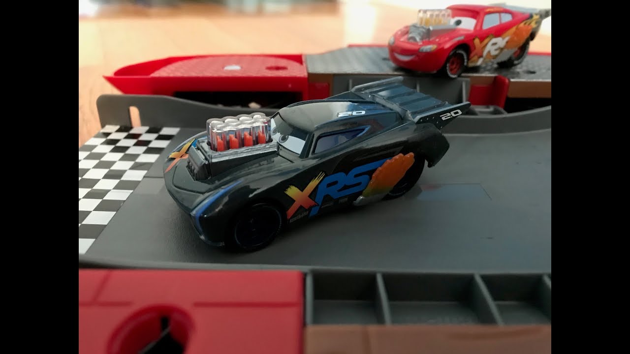 Disney Cars Xrs Drag Racing Jackson Storm Review - YouTube