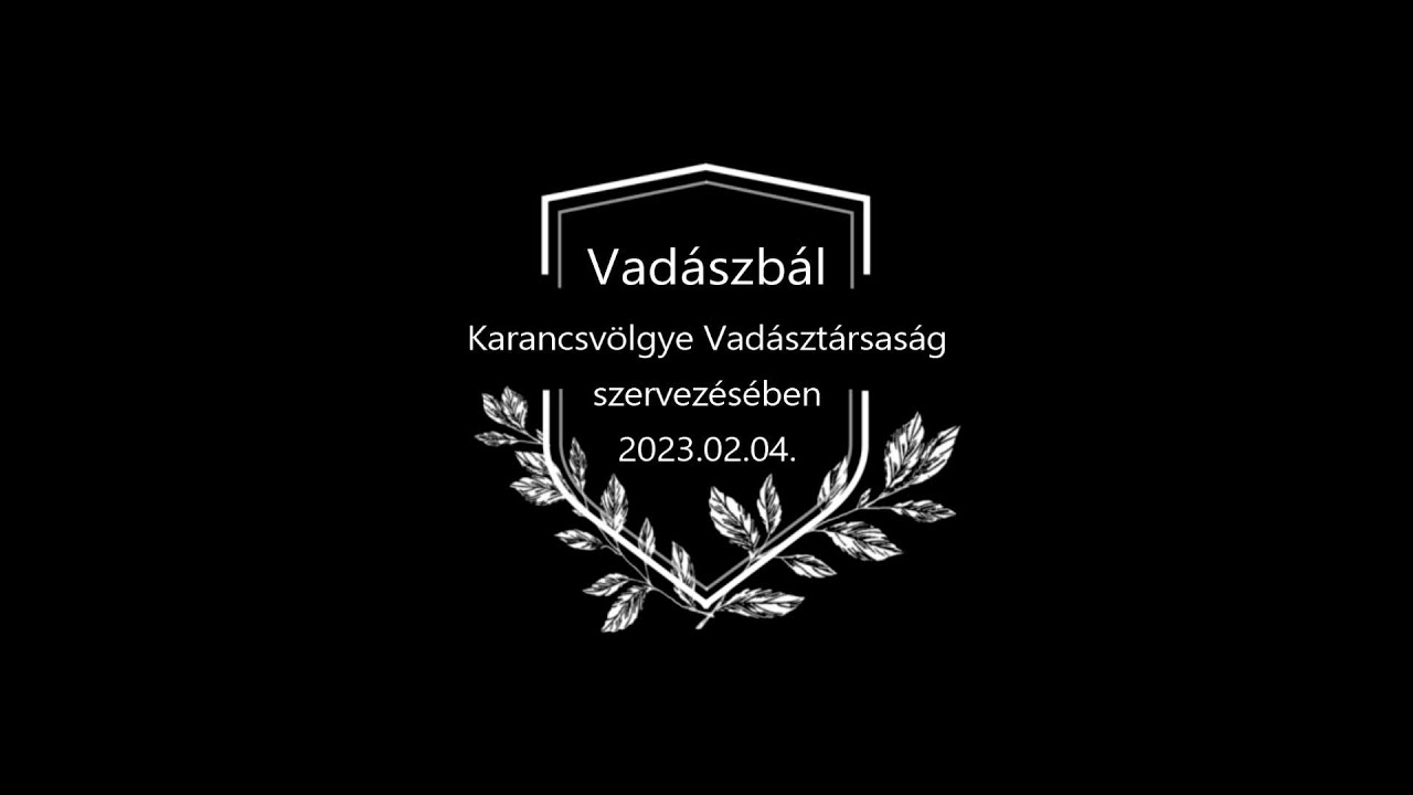Vadászbál részlet a Karancsvölgye Vadásztársaság szervezésében 2023 ...