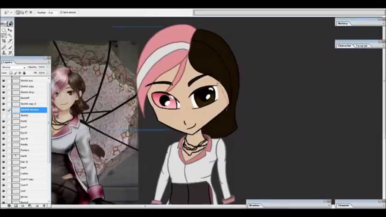 RWBY Speedart - Neo Chibi - YouTube