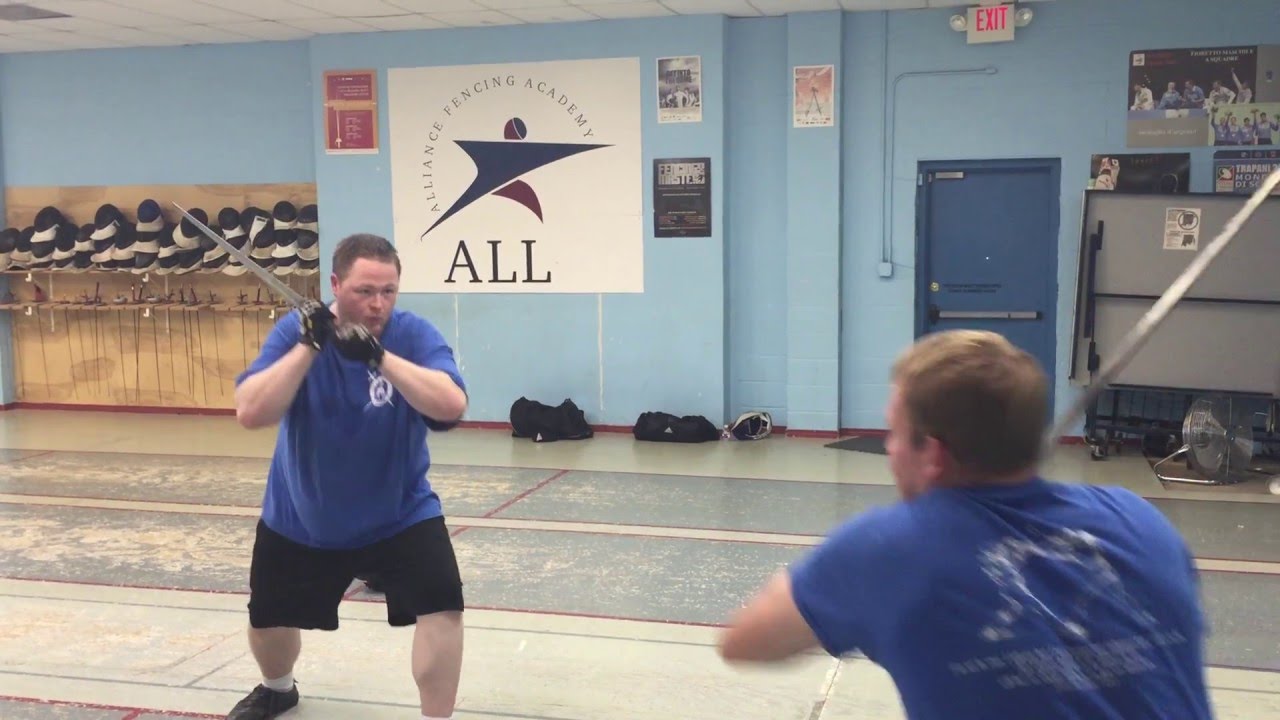 Sword Fighting Techniques: Coming off the bind with longsword, ex. #2 ...