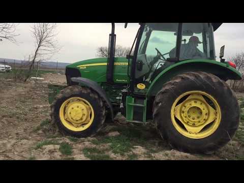 Johndeere 5625 ve Massey Ferguson İle ağaç söküp üzüm bağı yeri hazırlama