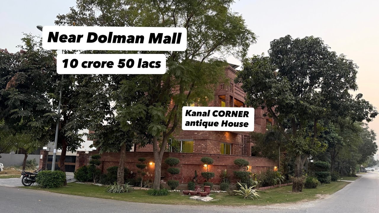 Inside PKR 10 crore 50 lacs CORNER antique slightly used house near ...