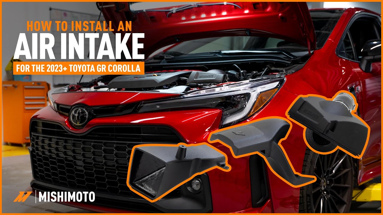 How To Install A Performance Air Intake | 2023+ Toyota GR Corolla - YouTube